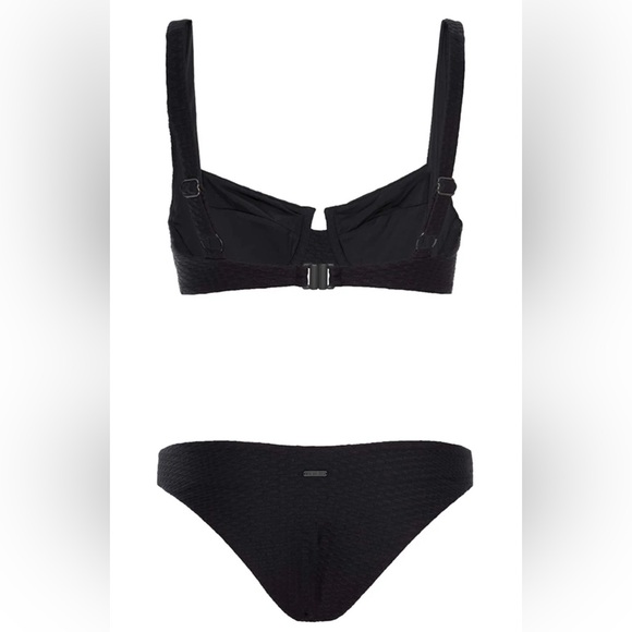 Vetchy | Swim | Sporty Black Bikini With Highcut Design | Poshmark